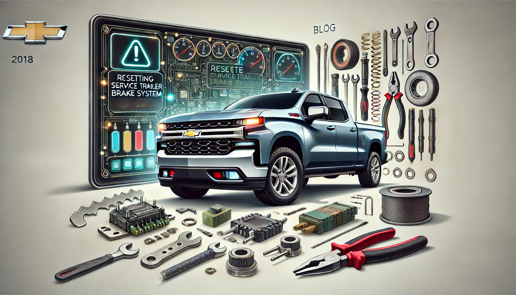 How To Reset The Service Trailer Brake System On A 2018 Chevy Silverado