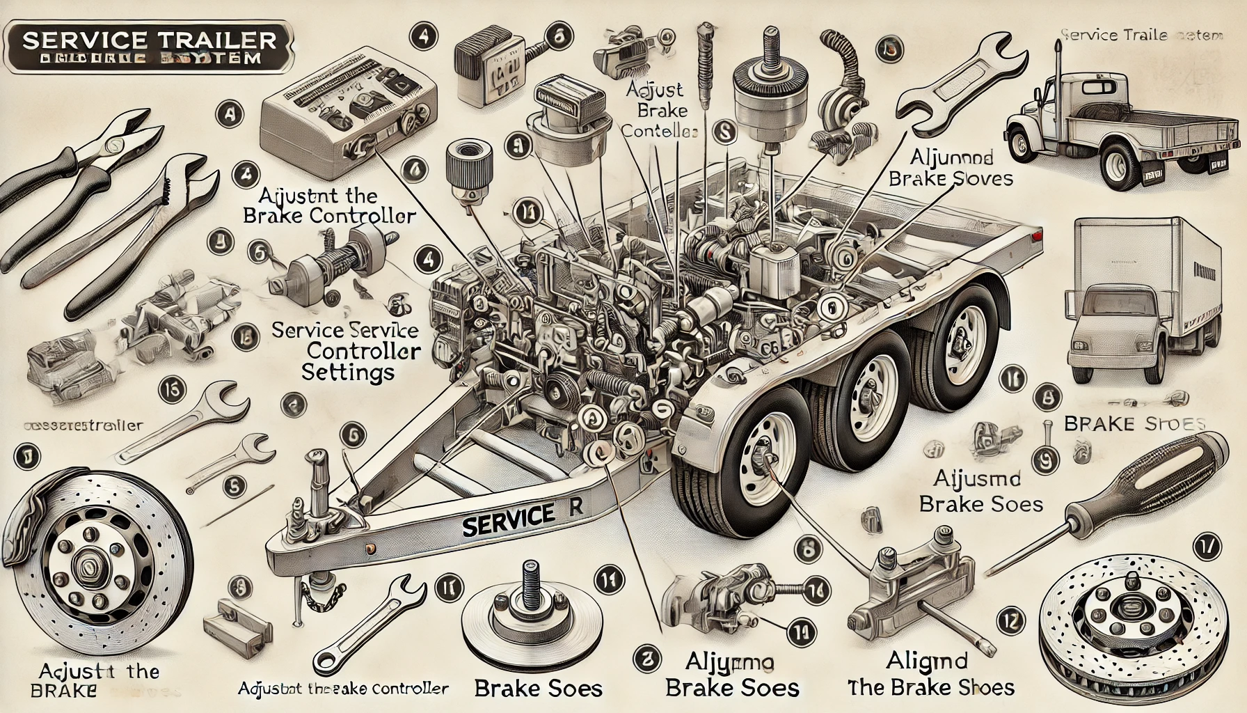 How To Properly Adjust A Service Trailer Brake System