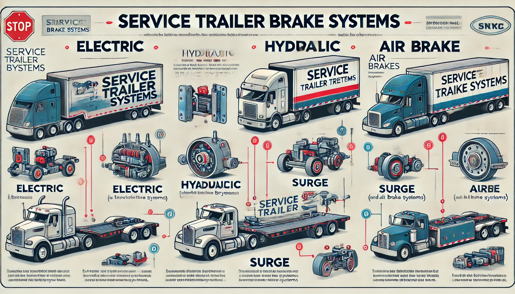 What Are The Different Types Of Service Trailer Brake Systems?