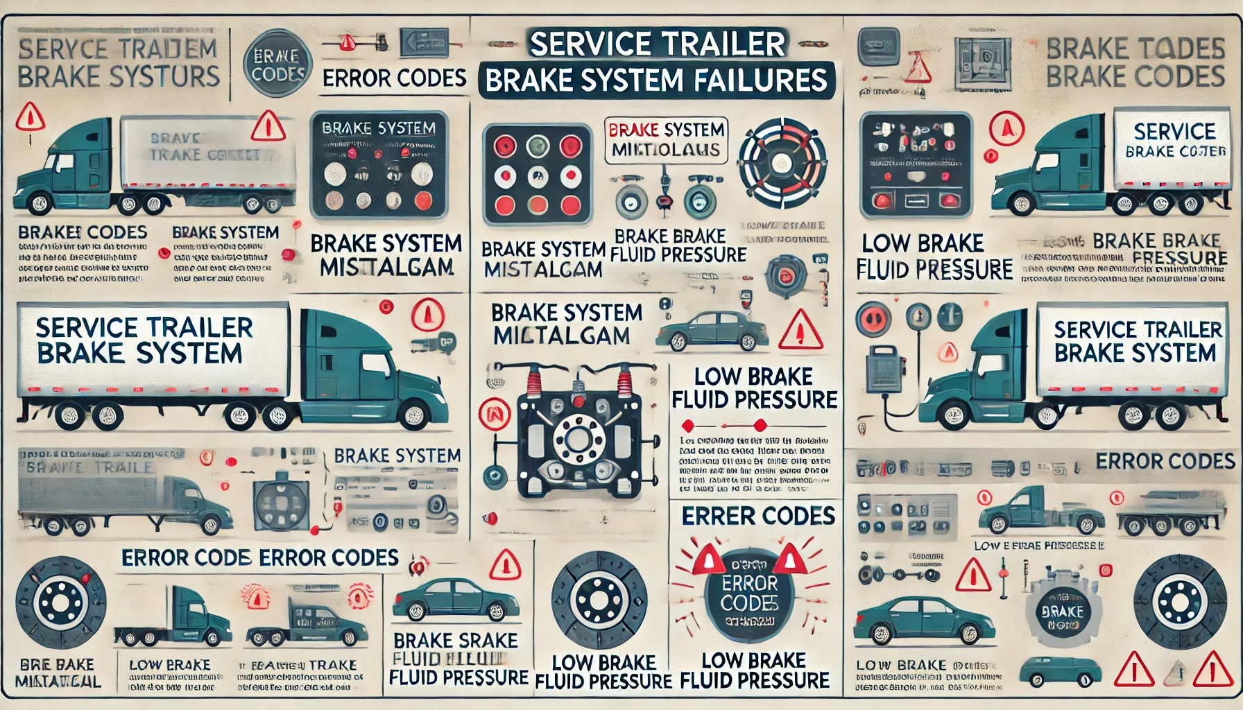 What Error Codes Are Important For Service Trailer Brake System Failures?